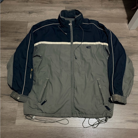 Point Zero | Jackets & Coats | Vintage Y2k Point Zero Navy Gray ...